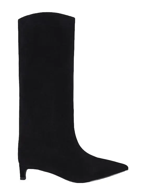 NAKEDVICE X The Stacey Boot - Black Suede