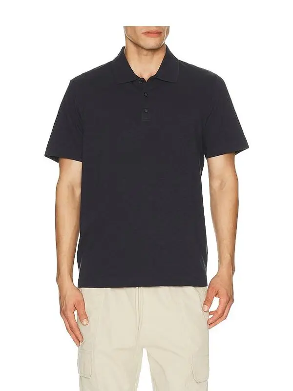 Theory Bron Cotton Polo In . Also - Blue