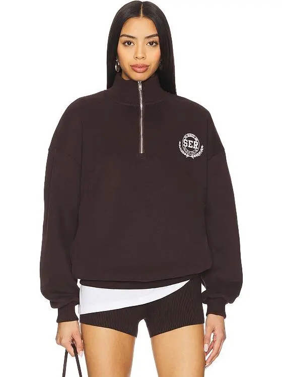 SEROYA Asbury Sweatshirt - Chocolate