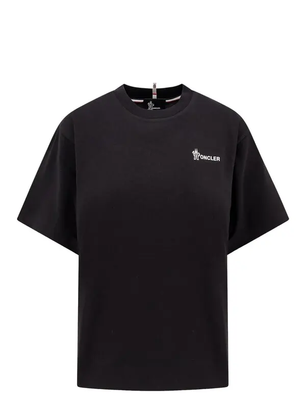 Moncler Cotton T-shirt With Logo - Black