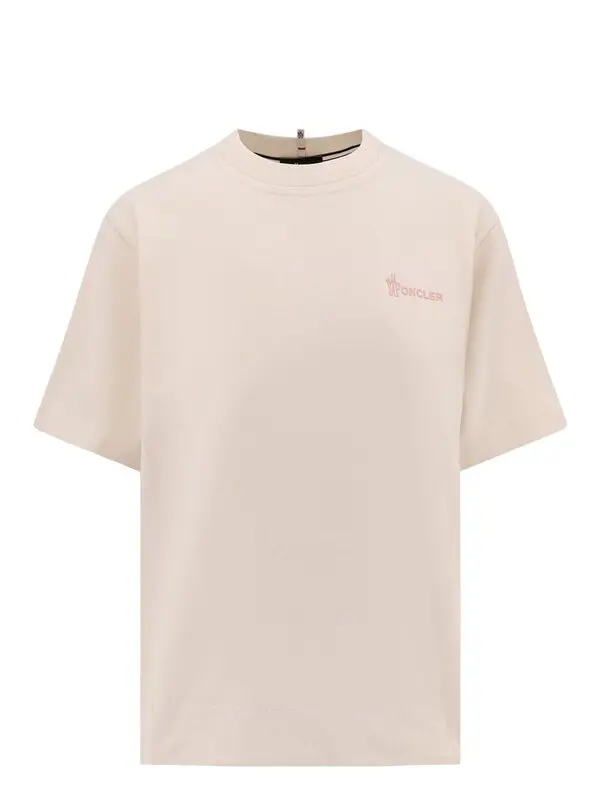 Moncler Cotton T-shirt With Logo - White