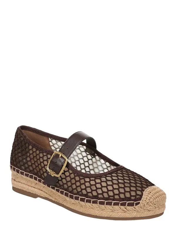 Sam Edelman Mackie Mary Jane Platform Espadrille - Cafe Noir