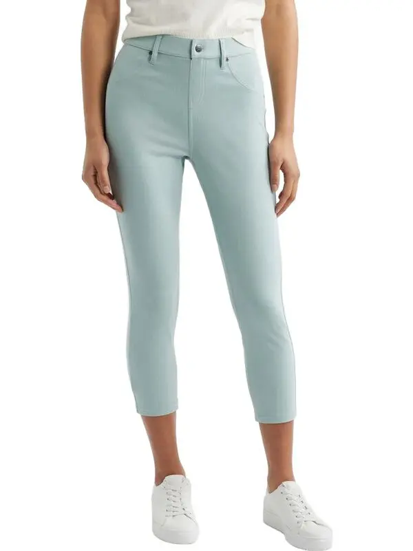 Hue Ultrasoft Denim Capri Leggings - Gray Mist
