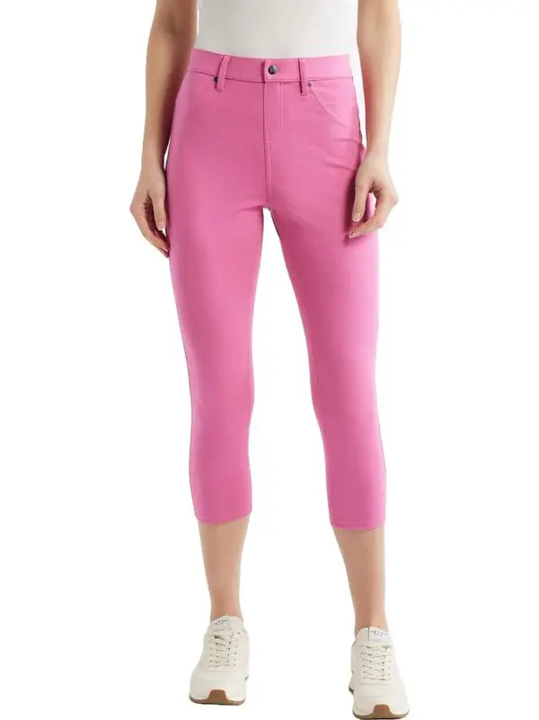 Hue Ultrasoft Denim Capri Leggings - Ibis Rose