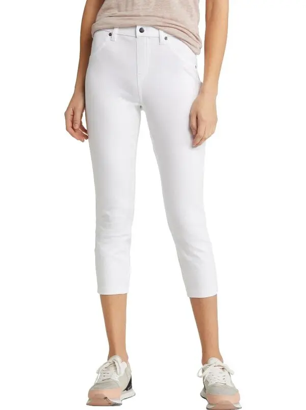 Hue Ultrasoft Denim Capri Leggings - White