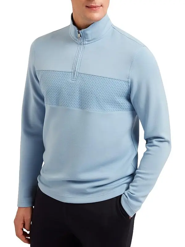 Ted Baker London Simonea Quarter Zip Sweater - Blue