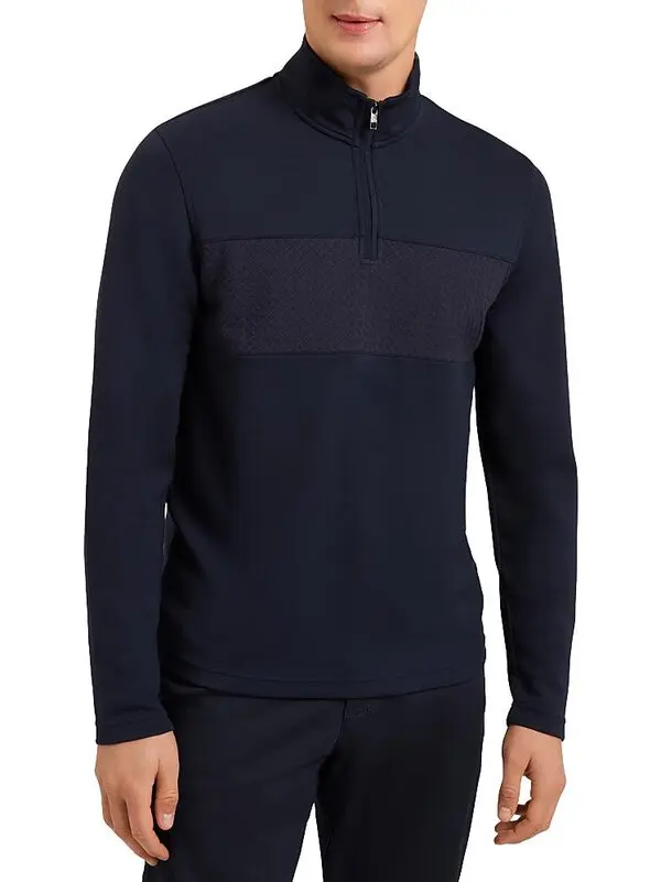 Ted Baker London Simonea Quarter Zip Sweater - Navy