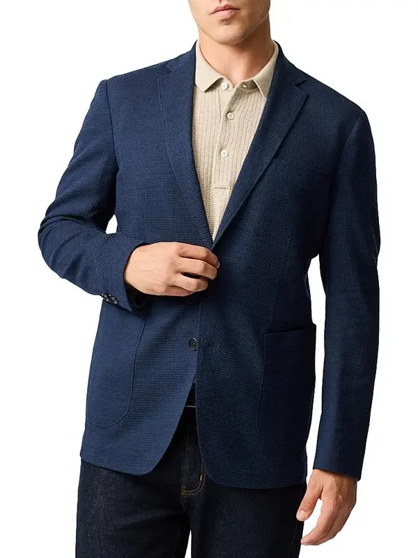 Rodd & Gunn Holdens Bay Textured Jacket - Midnight