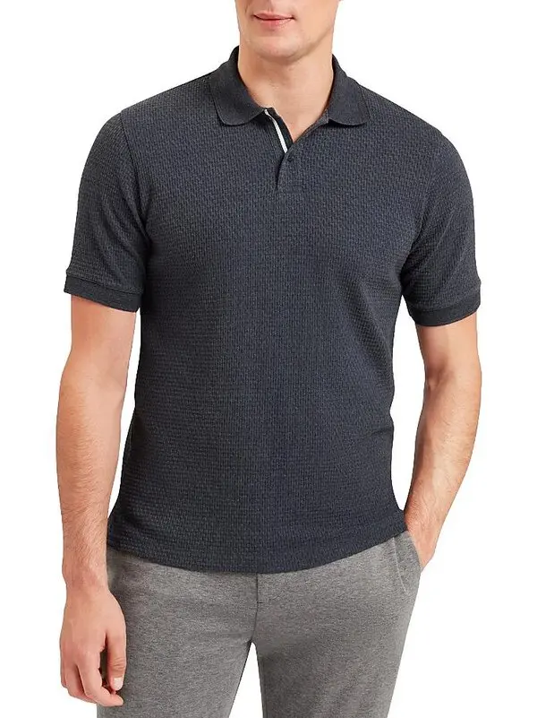 Ted Baker London Redman Textured Polo Shirt - Navy