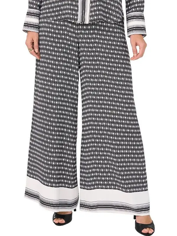 Vince Camuto Wide Leg Trousers - Rich Black