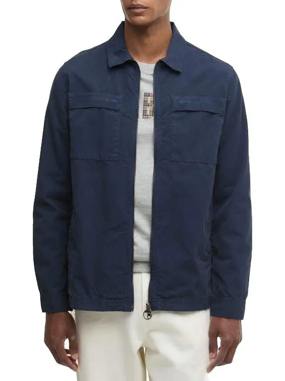 Barbour Glendale Zip Overshirt - Navy