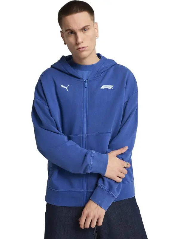 PUMA Formula 1® Graphic Full-zip Hoodie - Blue