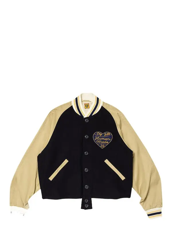 HUMAN MADE Baseball Jacket - Blue