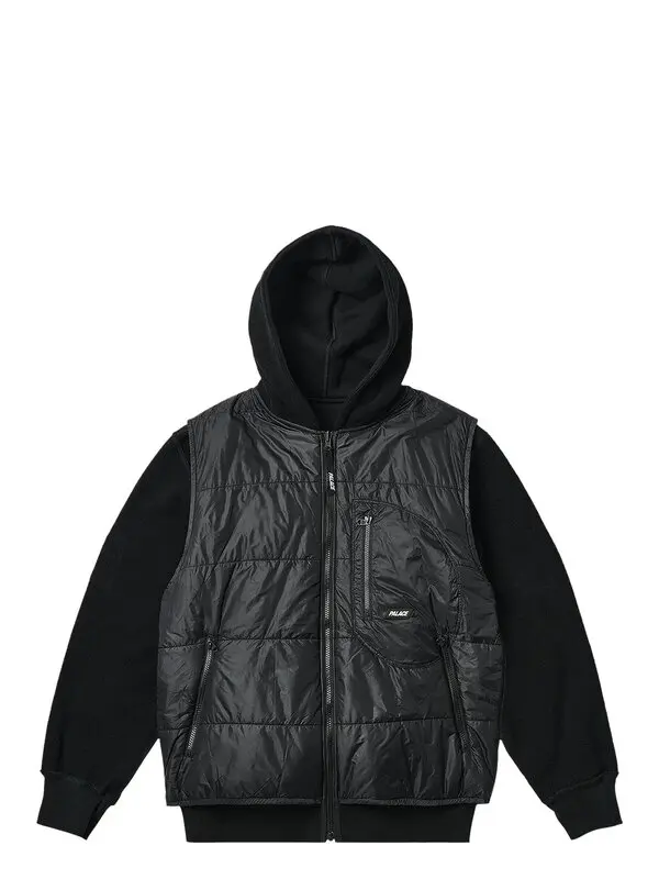 PALACE Reversible Vest Hood - Black