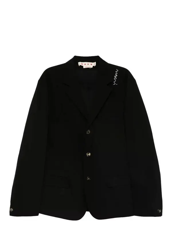 Marni Hand-embellished Blazer - Black
