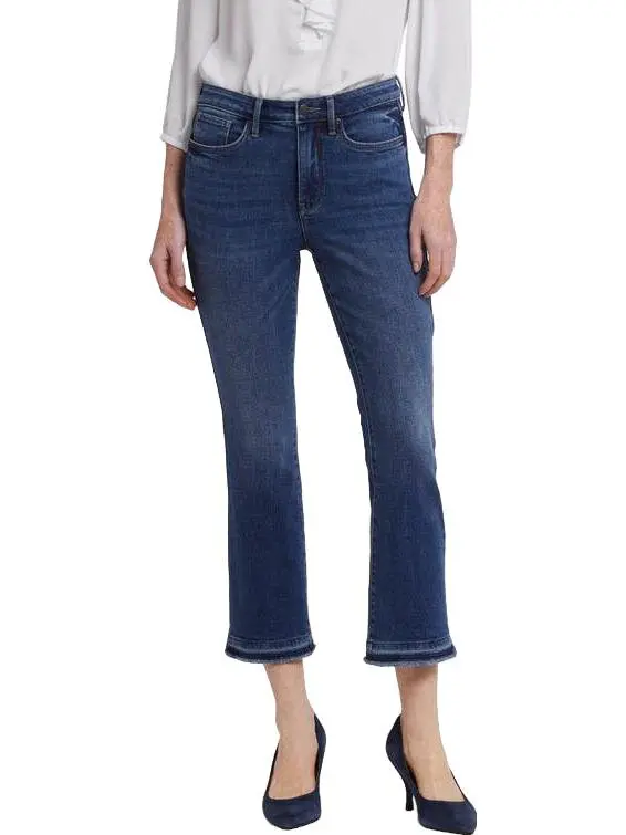 NYDJ Billie High Waist Ankle Bootcut Jeans With Released Hem - Rioja Springs