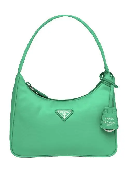 Prada Re-edition 2000 Nylon Mini Bag - Mint Green