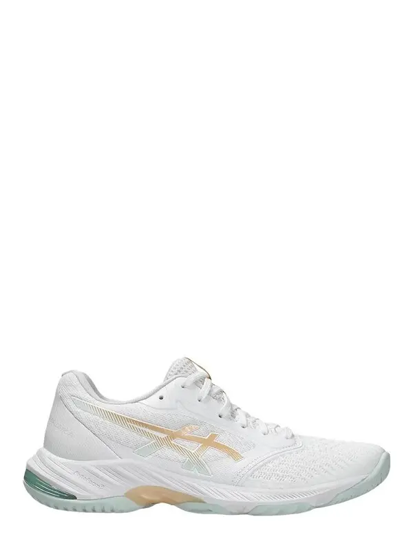Asics Netburner Ballistic Ff 3 Athletic Sneakers - White/champagne