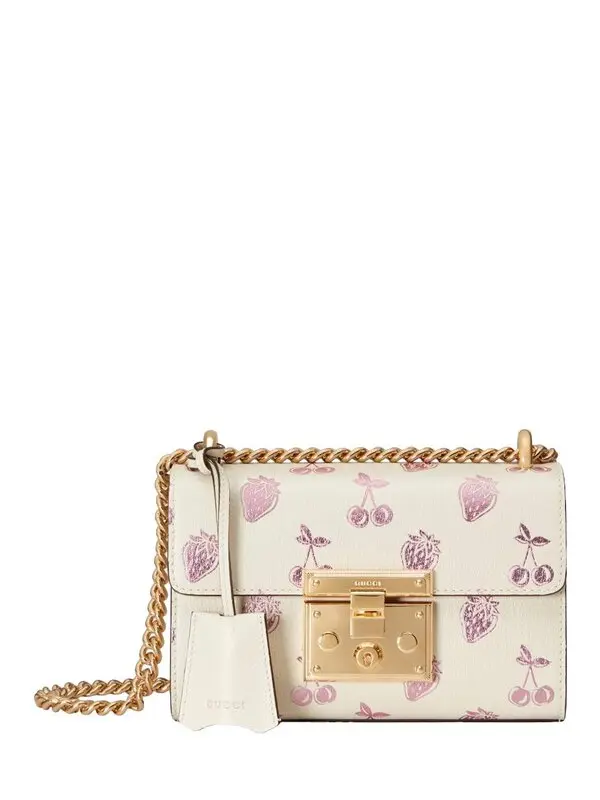 Gucci Valentine's Day Padlock Bag - White