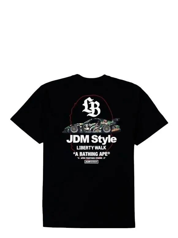 A BATHING APE X Lbwk Fd Abc Camo Tee Shirt - Black