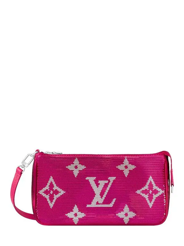 LOUIS VUITTON Pochette Accessories - Fuchsia Gold