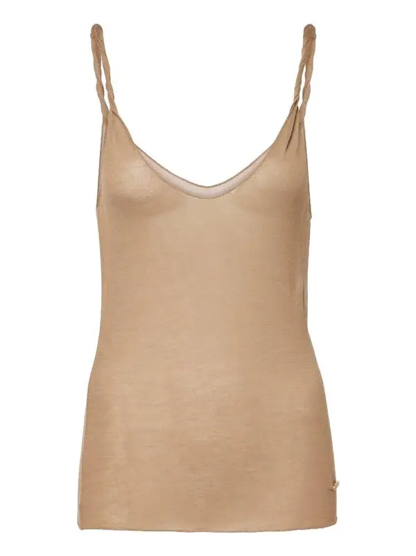 TOM FORD Bamboo Jersey Tank Top - Brown