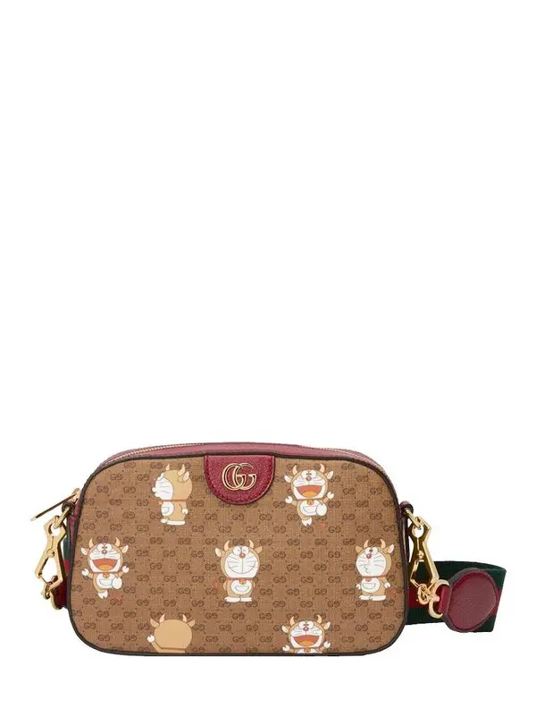 Gucci X Doraemon Small Shoulder Bag - Ebony/beige