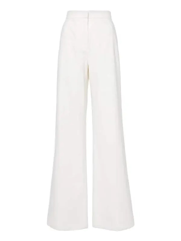 Max Mara Ruggero Wide-leg Pants - White