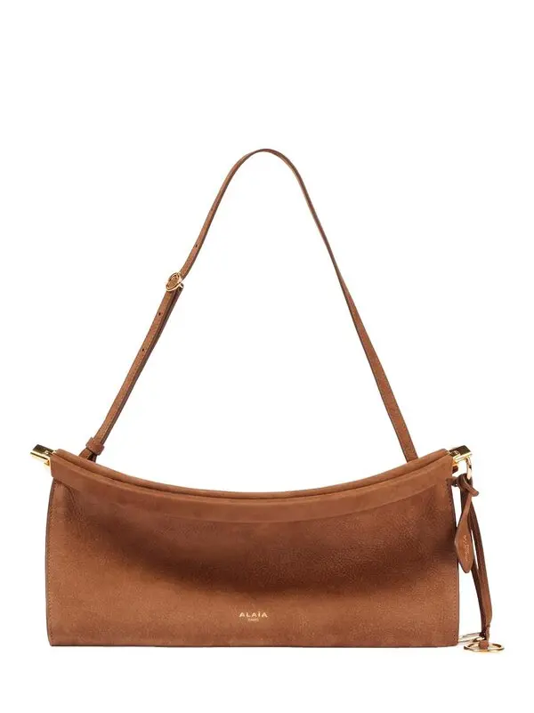 Alaïa Le Click East West Medium Shoulder Bag - Brown