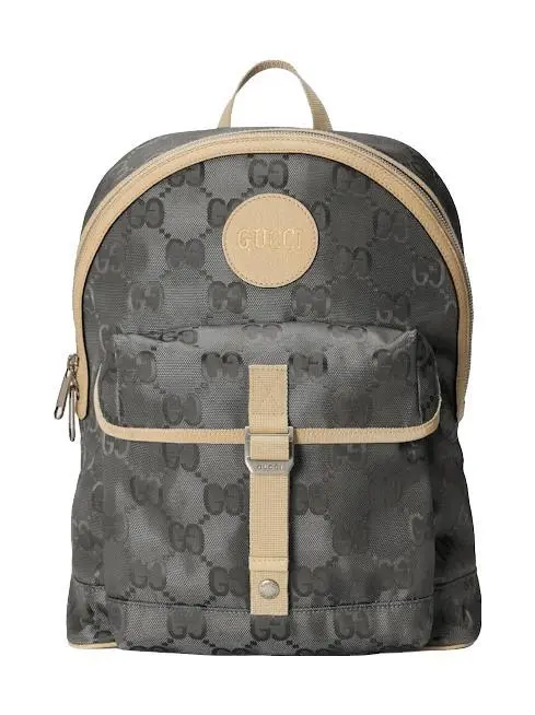 Gucci Off The Grid Gg Backpack - Dark Grey
