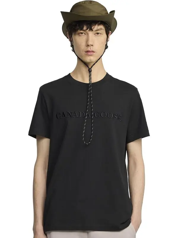 Canada Goose Emersen Embroidered T-shirt - Black