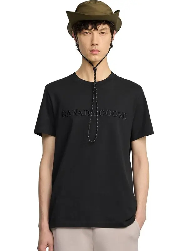Canada Goose Emersen Embroidered T-shirt - Black