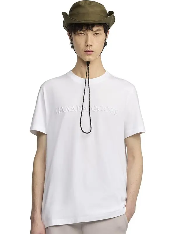 Canada Goose Emersen Embroidered Crewneck T-shirt - White