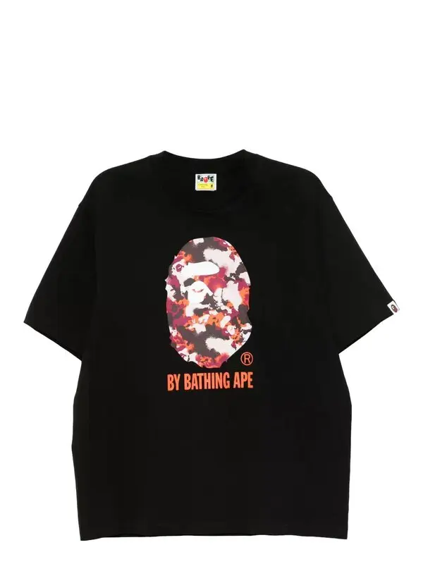 A BATHING APE Printed T-shirt - Black