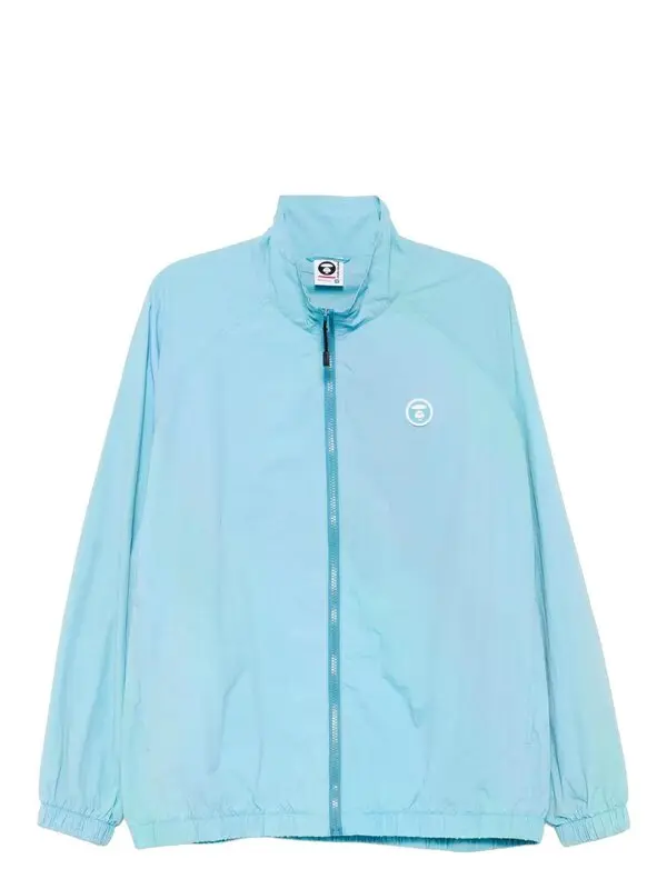 AAPE BY *A BATHING APE Moonface-logo Windbreaker Jacket - Blue