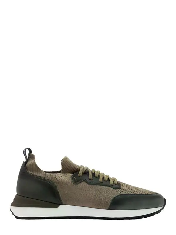 Magnanni Mesh-panelled Sneakers - Green