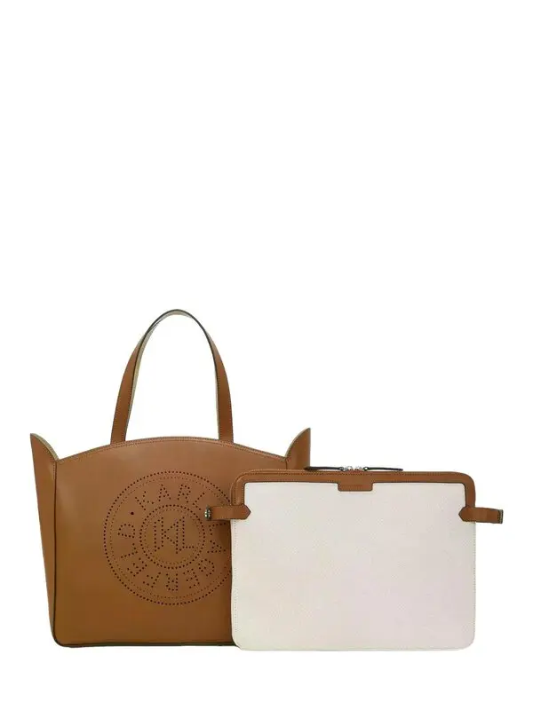 Karl Lagerfeld K/circle Tote - Brown