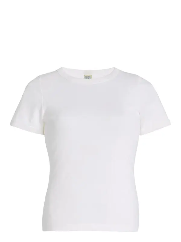 FLORE FLORE Car Organic Cotton Tee - White