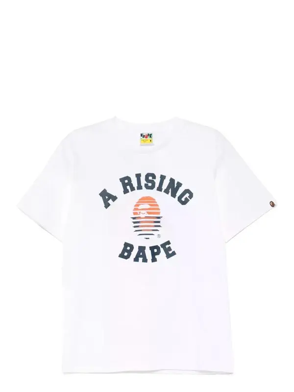 A BATHING APE Printed T-shirt - White
