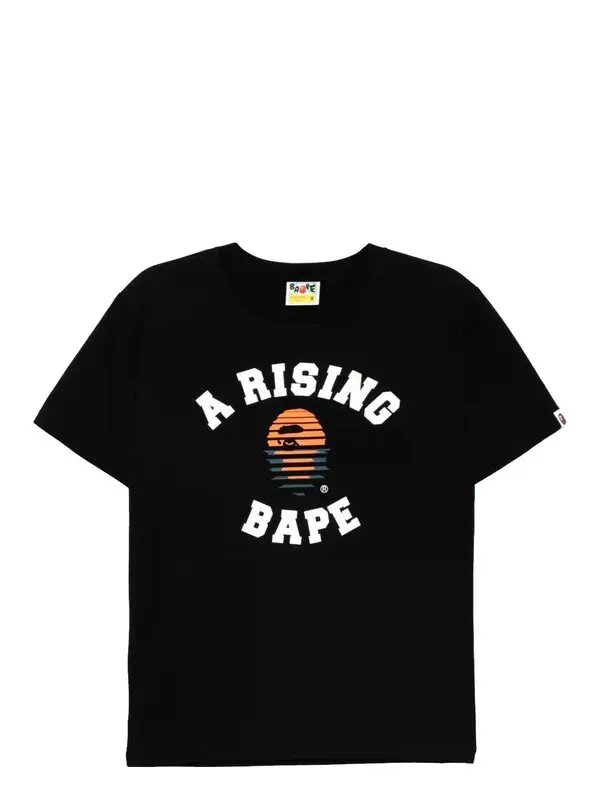 A BATHING APE Printed T-shirt - Black