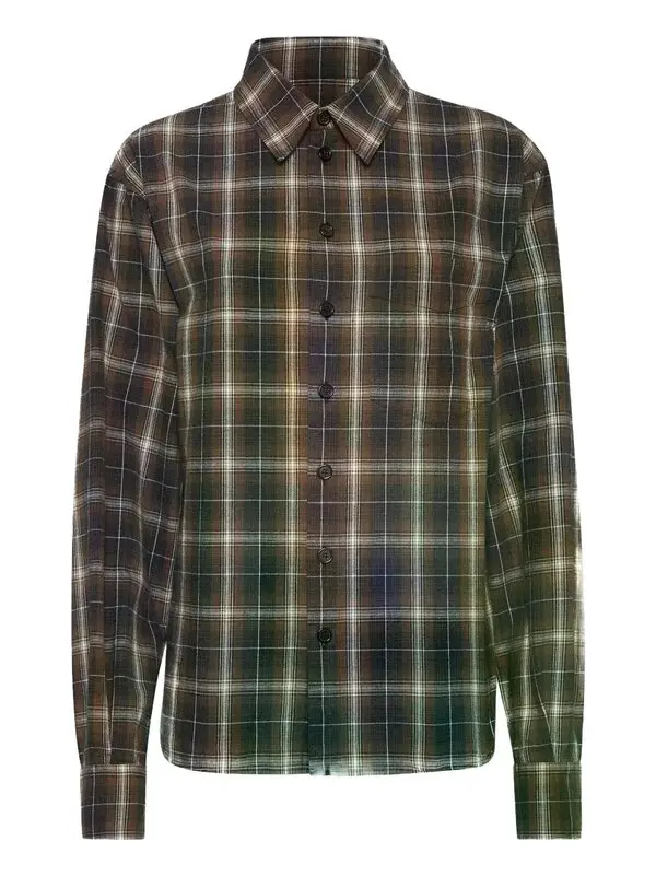 Dsquared2 Plaid Shirt - Brown