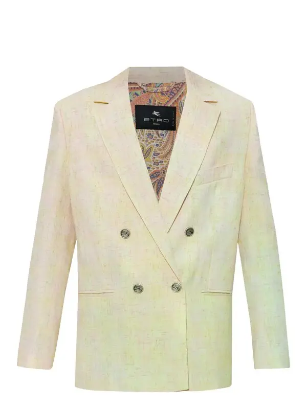 Etro Double-breasted Blazer - Neutrals