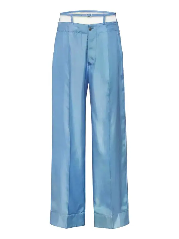 Dsquared2 Silk Trousers - Blue