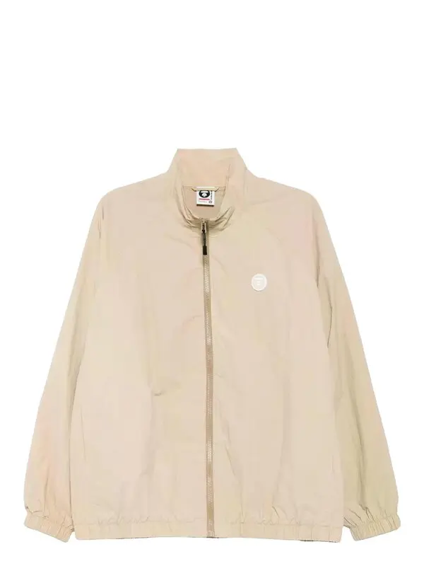 AAPE BY *A BATHING APE Moonface Logo Windbreaker Jacket - Neutrals