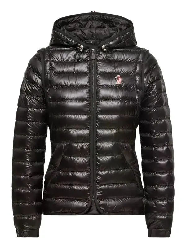 Moncler Karura Quilted Hooded Jacket - Black