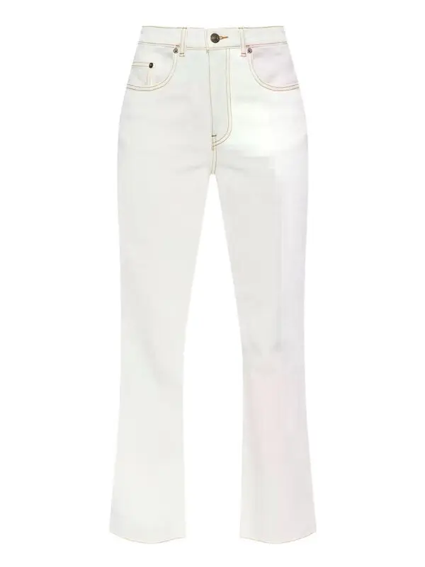 Tory Burch Slim Jeans - White