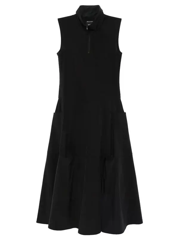 Y3 Vent Midi Dress - Black