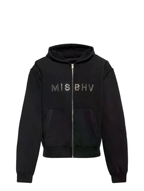 MISBHV Star Teddy Zip Hoodie - Black