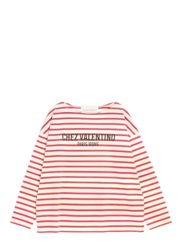 Valentino Garavani Chez -print T-shirt - Red