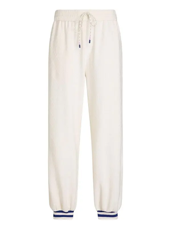 Zimmermann Jacquard-knit Track Pants - Ivory